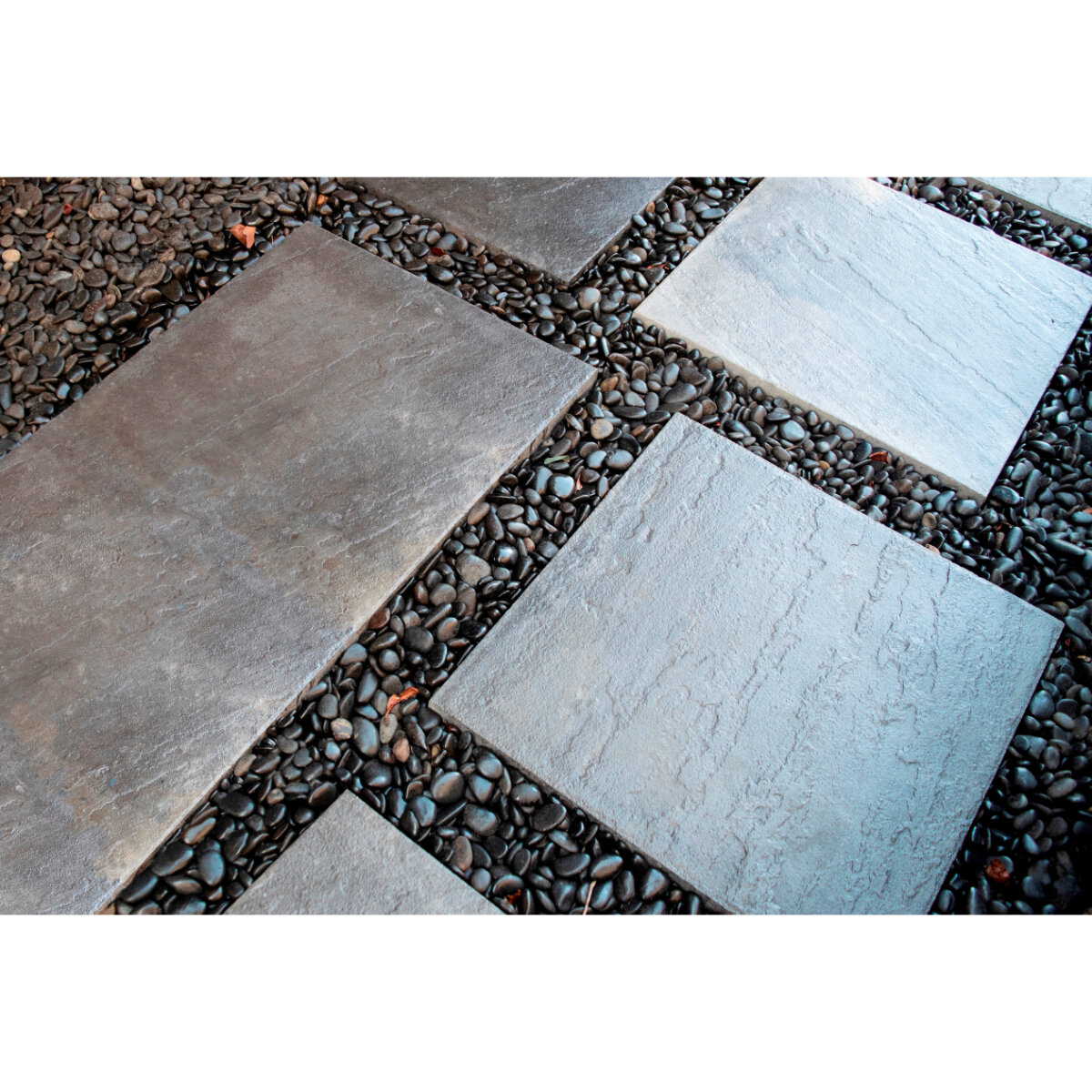 Castohn Mountain Slate Paver 18 in. x 36 in. Graphite (16 pc./pallet ...