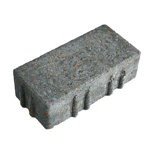 Keystone Eco-City Lock Paver 5 in. x 10 in. Charcoal 80 mm (97 sq. ft ...