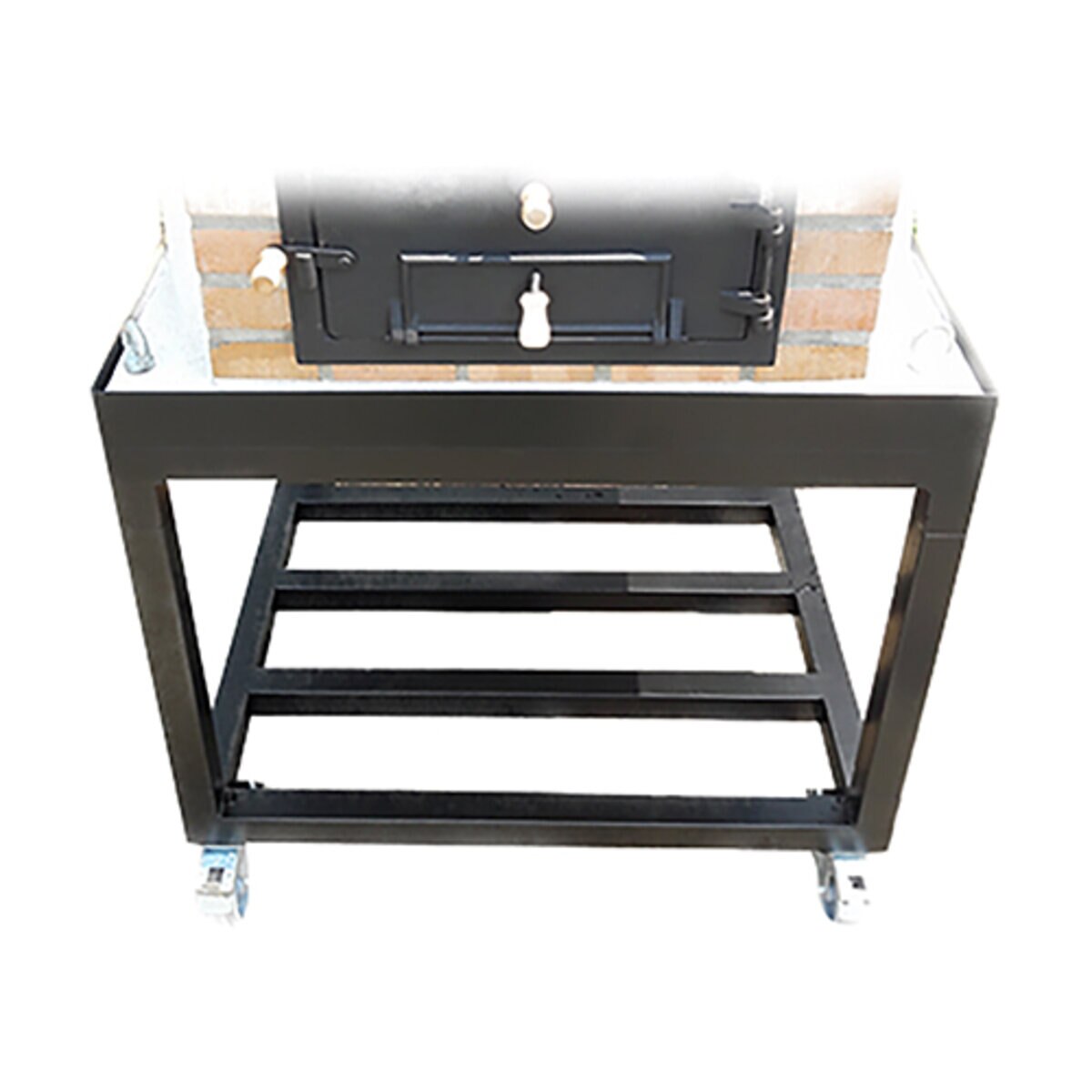 Artistic Ovens Stand AS90 Metal with Wheels for Oven 36 in. x 36 in ...