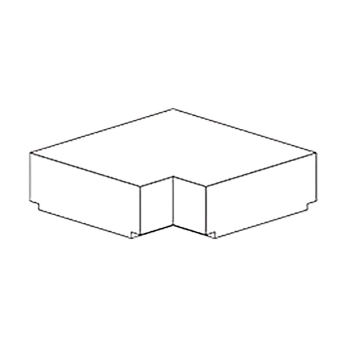 Stepstone Square Modular Wall Cap Corner Almond 9-1/4 in. x 12 in ...