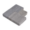 Angelus Slate Stone Combo Paver Gray/Charcoal Distressed 60 mm (127 sq ...