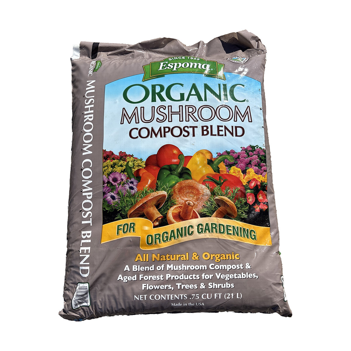 Mushroom Compost 0.75 cu. ft. Bag | SiteOne US