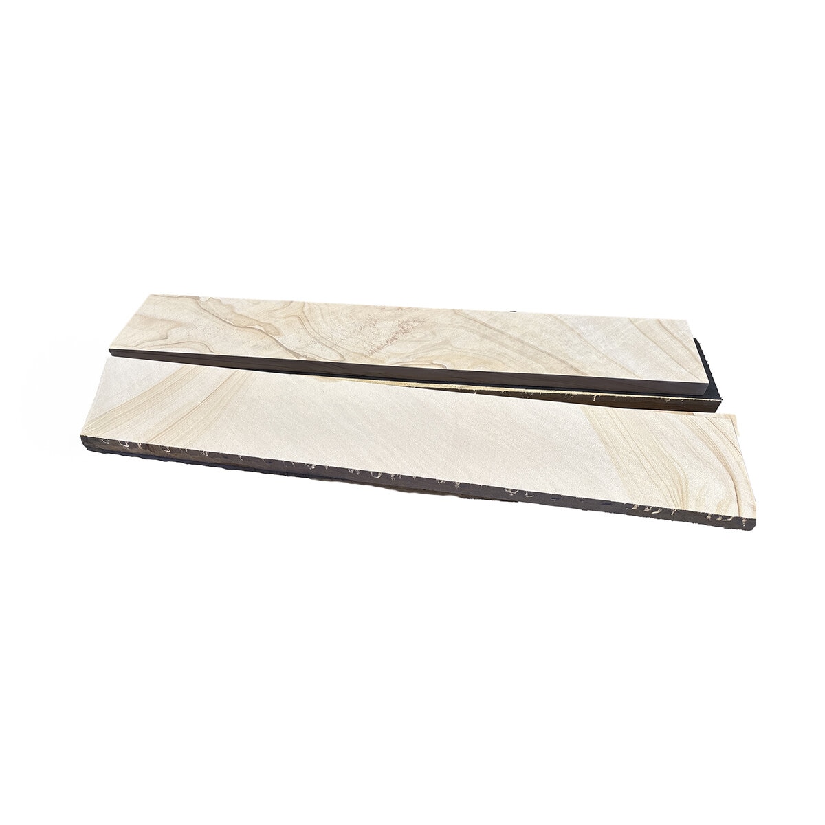 Tread Castle Buff Sandstone Sandblasted Finish Rockface 1 Long 2 in. x ...