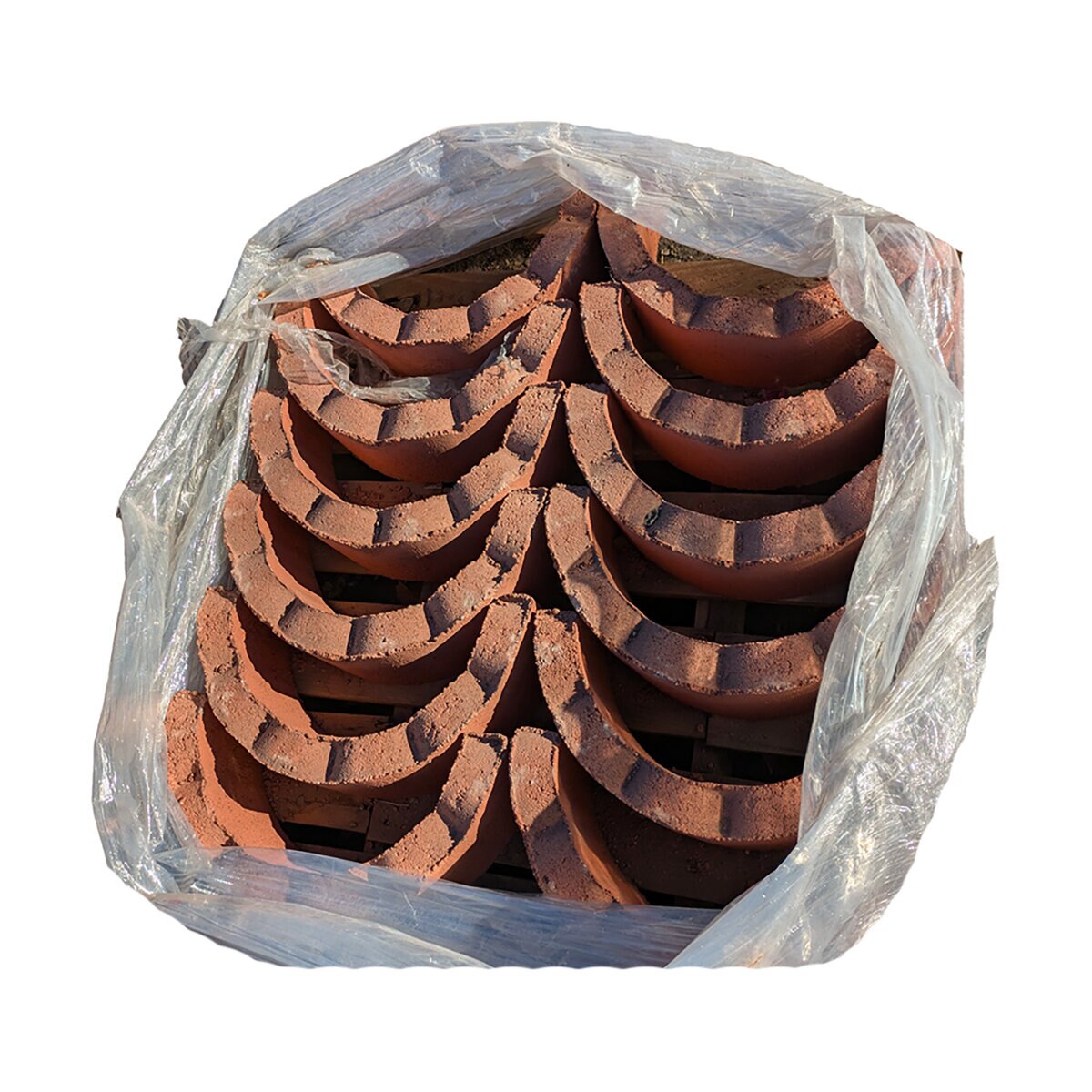 Decorative Landscape Edging Tree Ring Scallop Red 18 in. Dia | SiteOne US