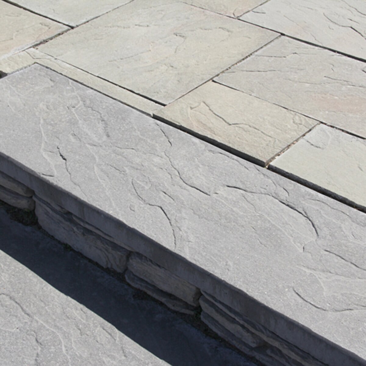 Nantucket Manufactured Tread Blue 48 in. x 12 in. x 2 in. (16 pc ...