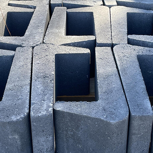 Tremron 4 in. Remodel Bullnose Coping 4 in. x 9 in. Charcoal 25 mm (250 ...
