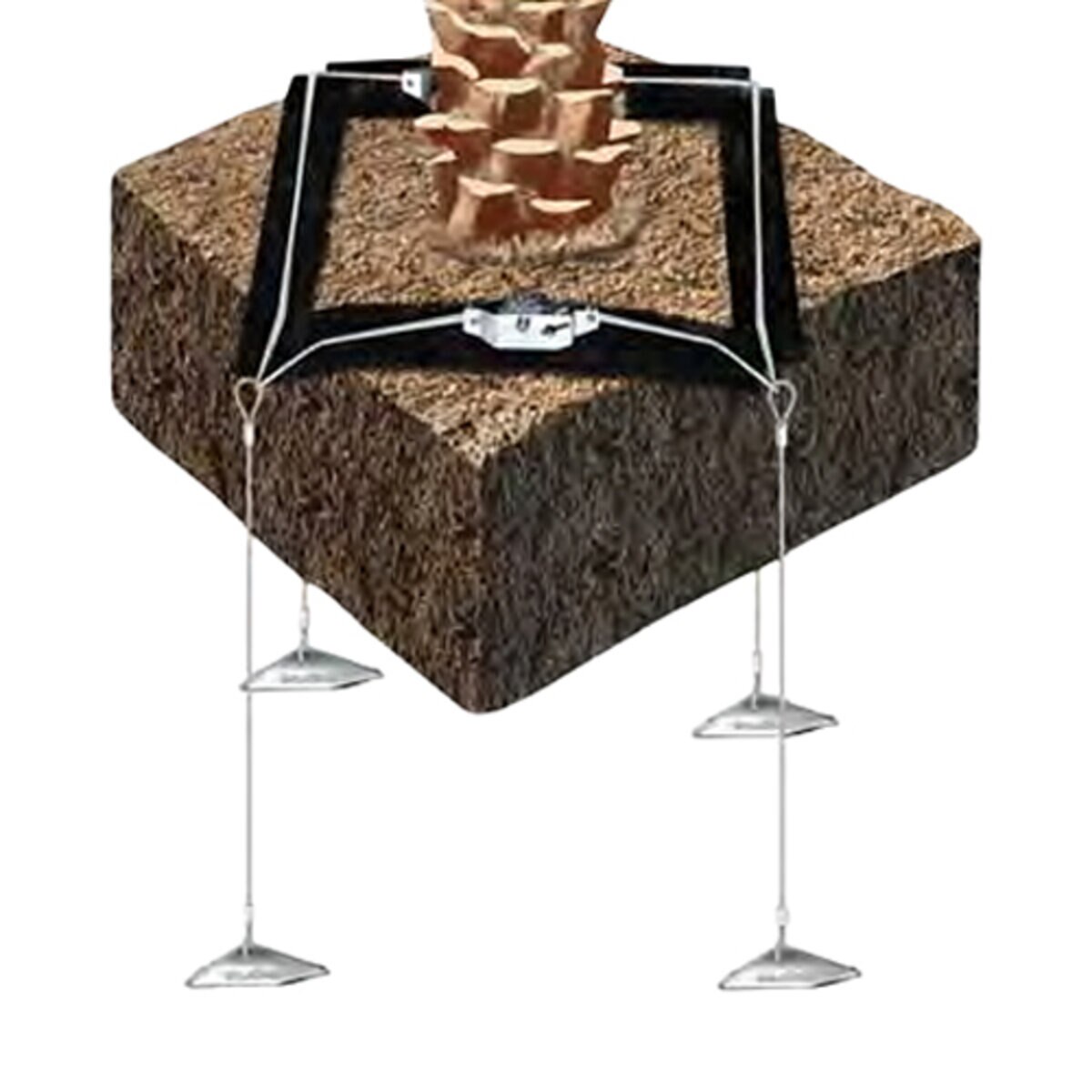 Tree Anchor Kit (Includes 4 Anchors, Steel Cable, Plati-Mat Panels ...