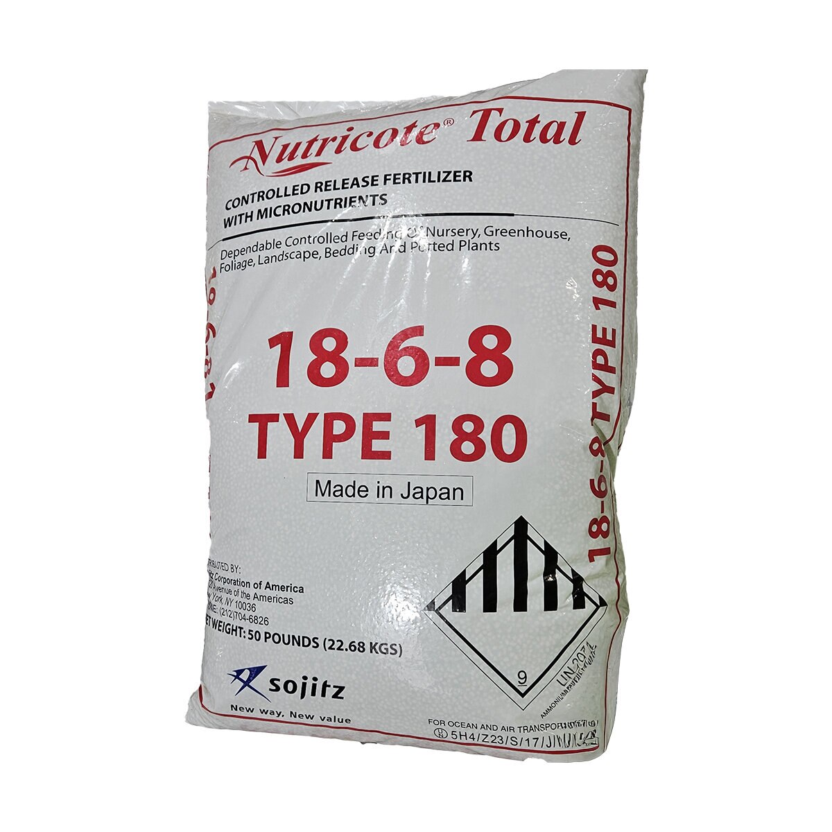 Florikan CRF 18-6-8 Total with Nutricote 180 Day Controlled Release 50 ...