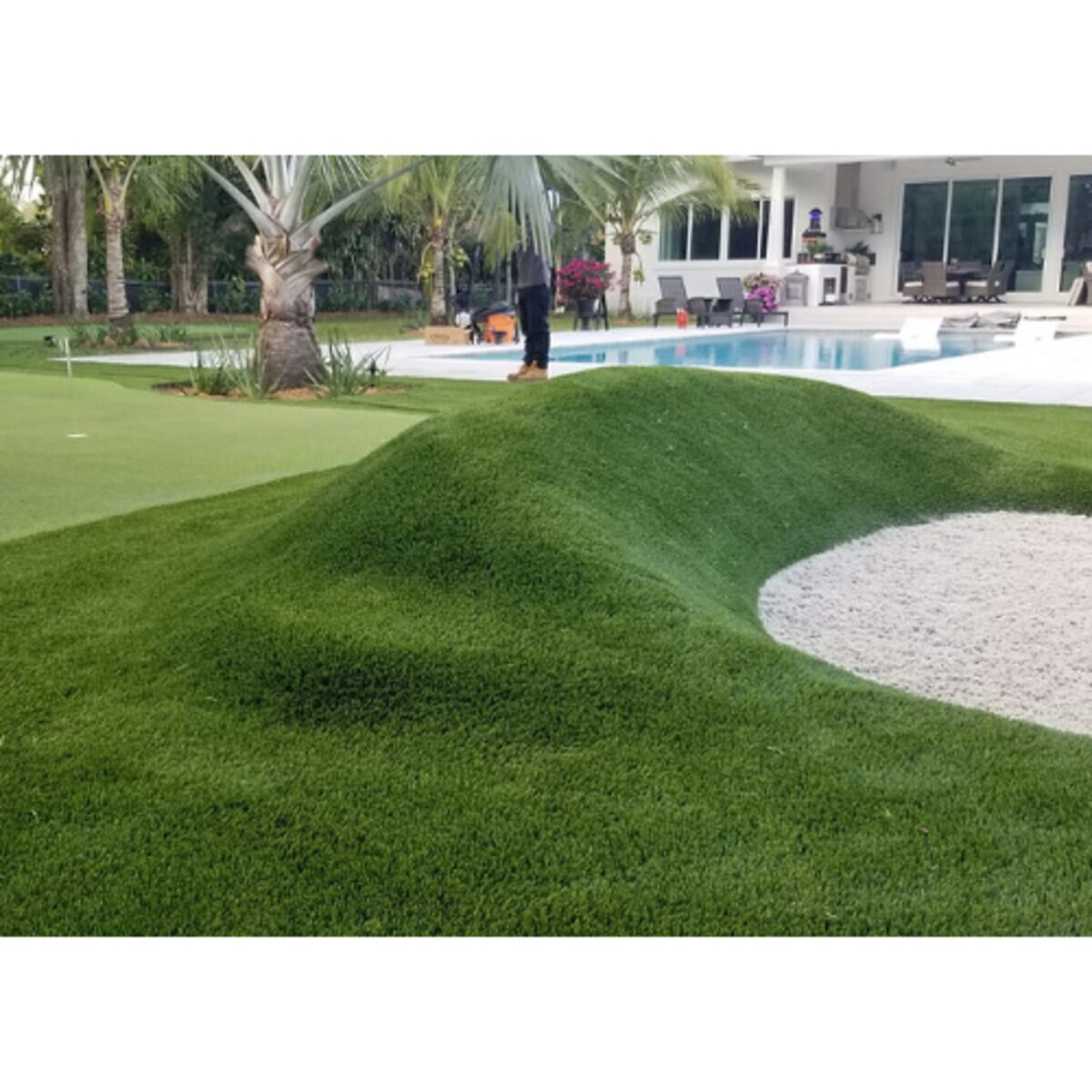 Diamond Turf Monterey Putting Green Turf 60 oz. Face Weight 0.5 in ...