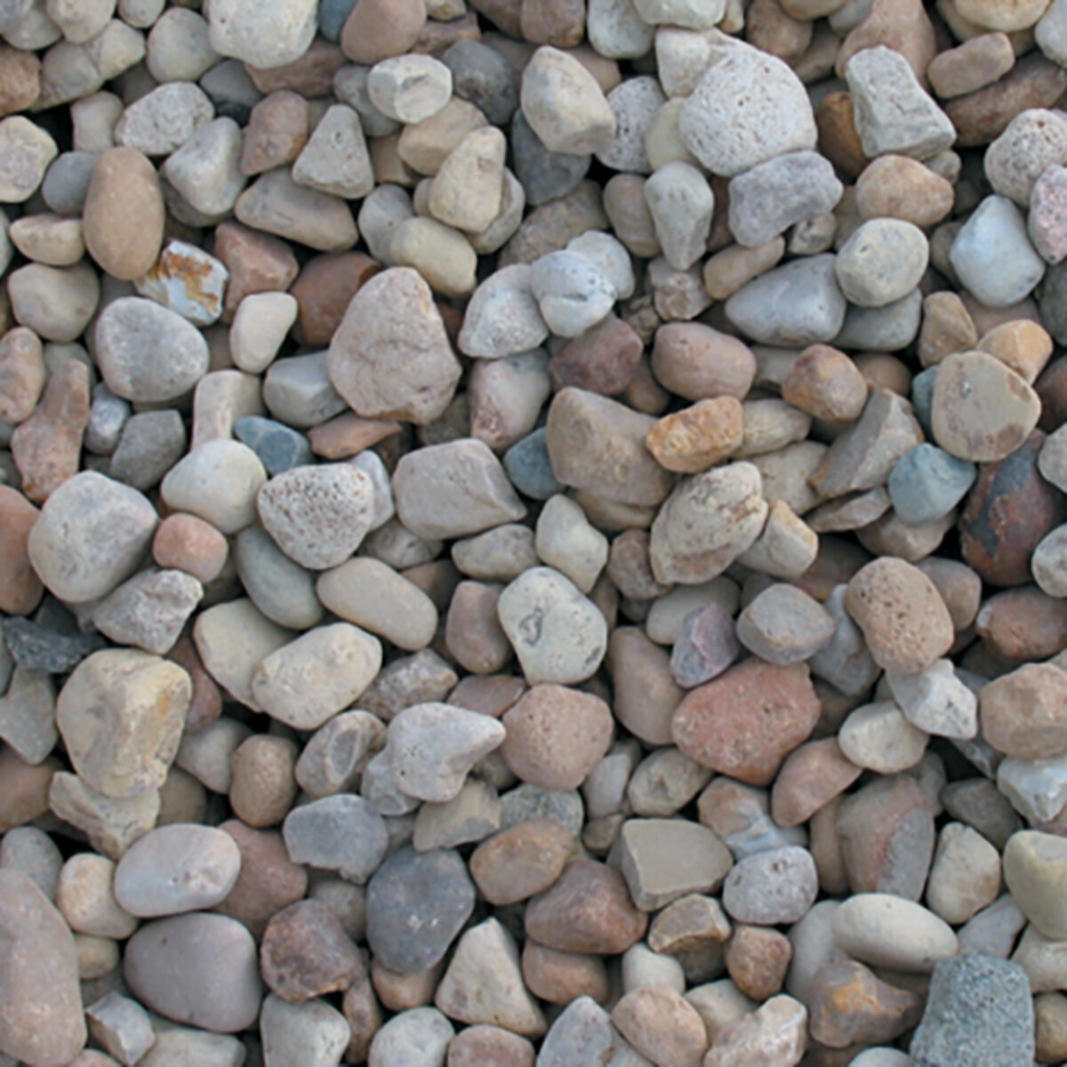 Bagged Chicago Buff Gravel 1 - 1/2 in. (1/2 cu. ft. Bag) (60 bag/pallet ...