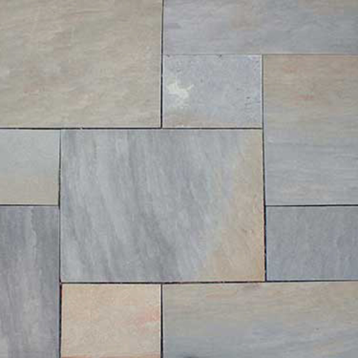 Dimensional Bluestone Full Color Thermal Pattern #2 1 in. (200 sq. ft ...