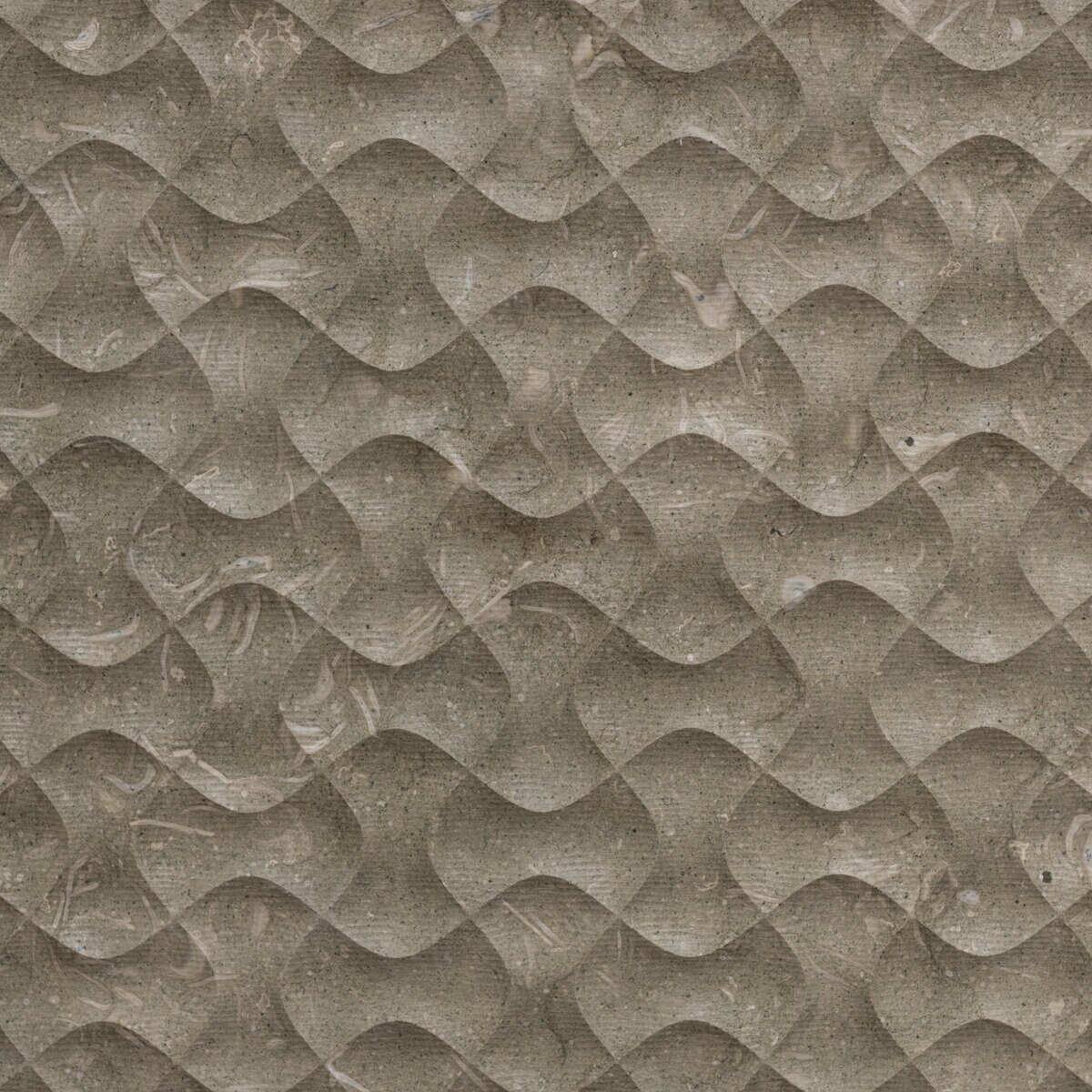 Cladding Seagrass Limestone Origami Finish 2 cm x 24 in. x 24 in ...