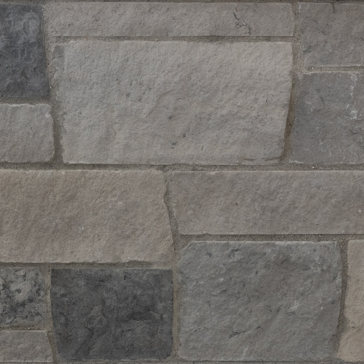 Squared Lueders Charcoal Limestone Snapped Edges 2 in. x 12 in. x 24 in ...