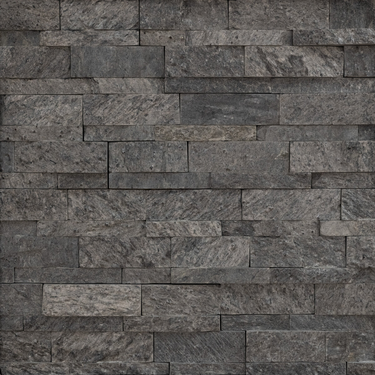 Ledger Panel Titanium Black Quartzite Natural Flat 6 in. x 24 in ...