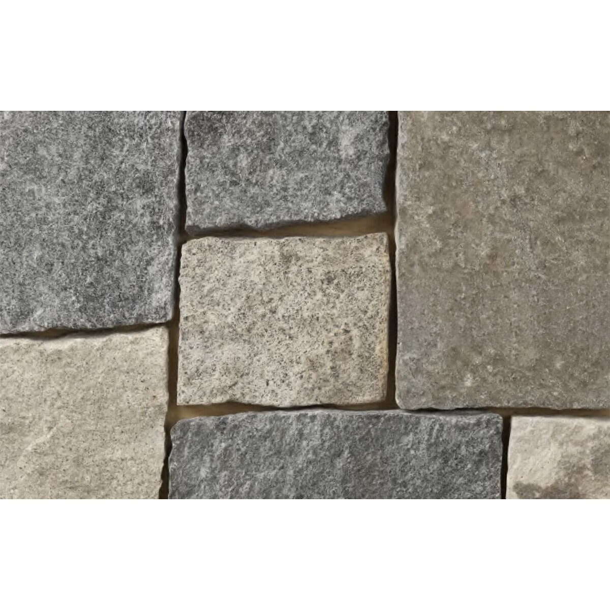 Sawn Thin Veneer Castleton Bend Granite Squares and Rectangle Corners ...
