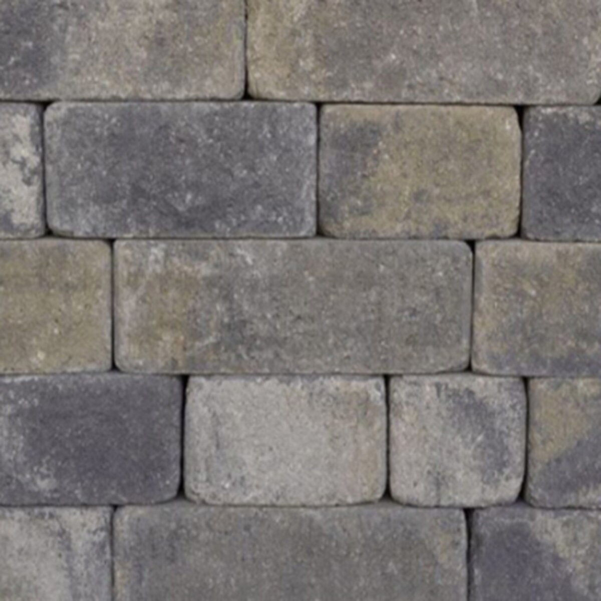 Angelus Stonewall II Block Units Gray/Moss/Charcoal (33 sq. ft./pallet ...