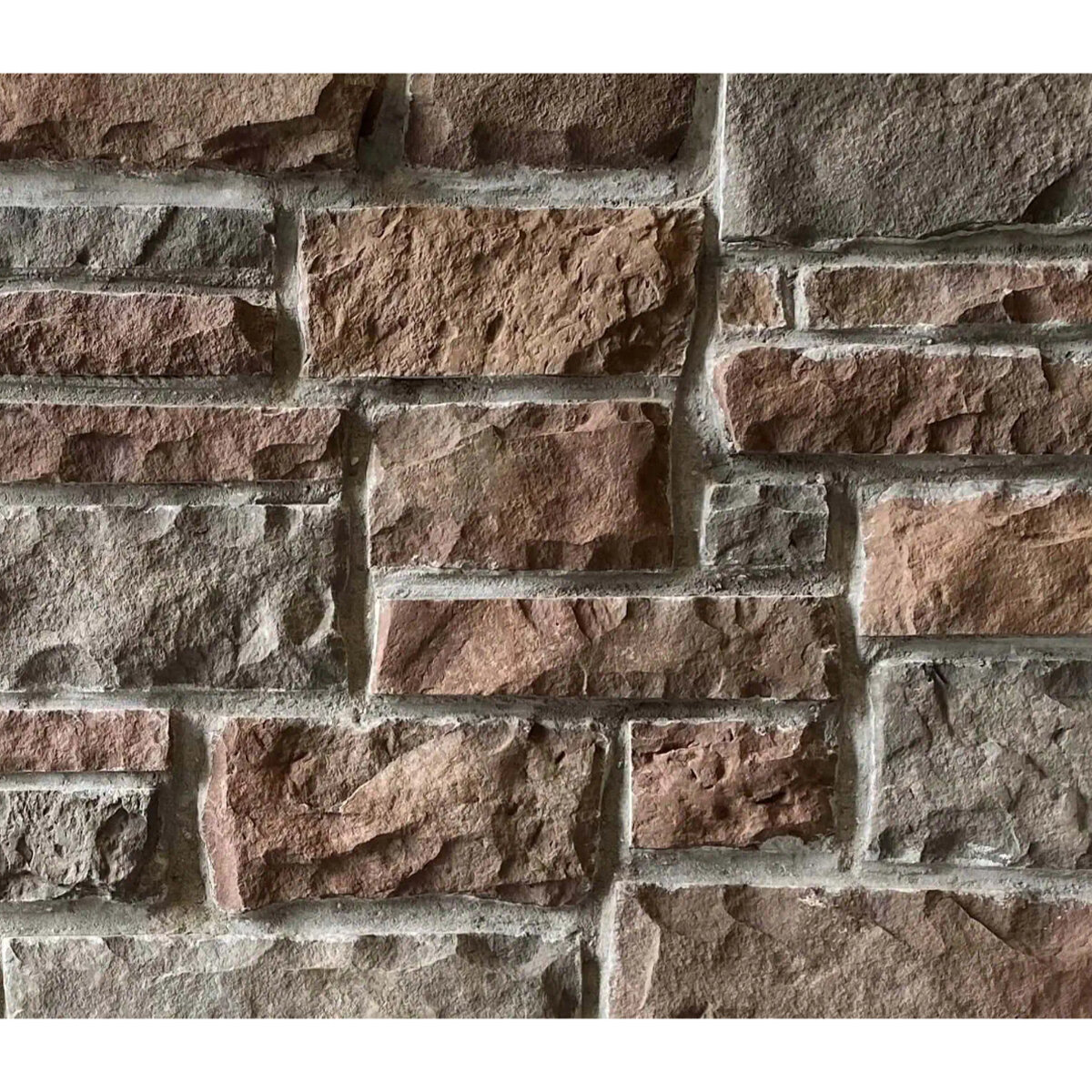 Foster Rock Veneer Ledgestone VA Blend flats handi-pak ( 10 sq. ft./box ...
