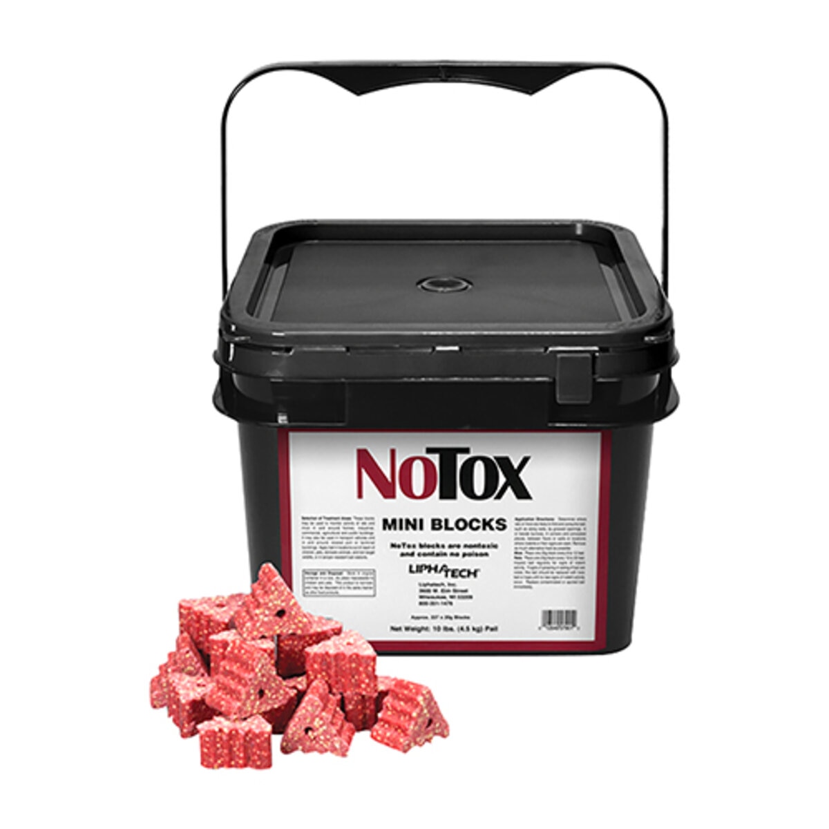 NoTox Mini Blocks 10 lb. pail (20g) 4 pails/case | SiteOne US