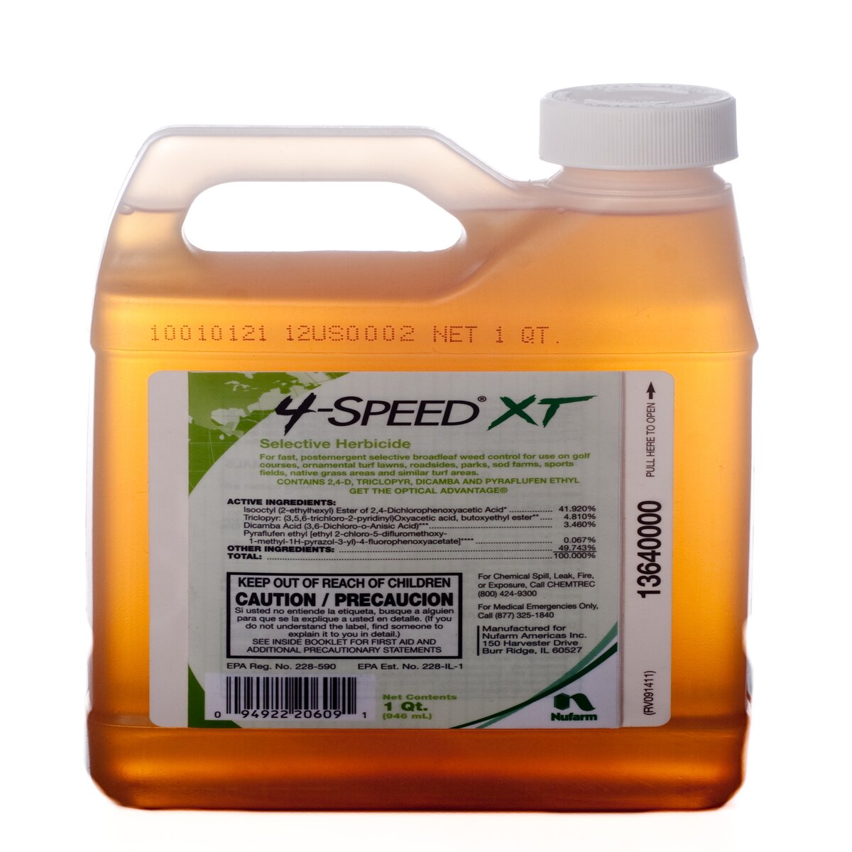 4-Speed XT Herbicide Weed Killer - Label & Product Info | SiteOne