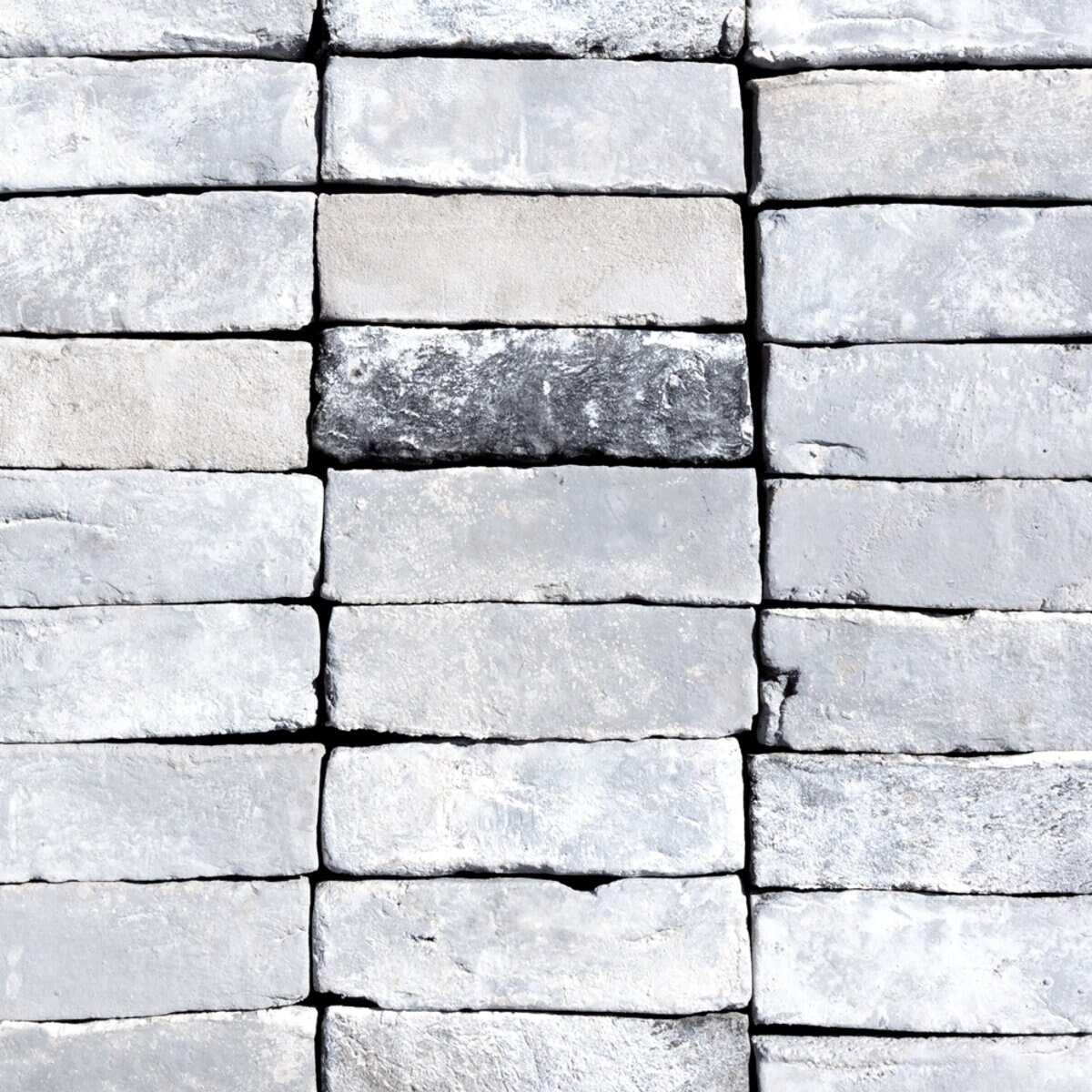 Old Texas Modular Size Thin Brick Gray Antique Corners 2-1/4 in. x 7-1/ ...