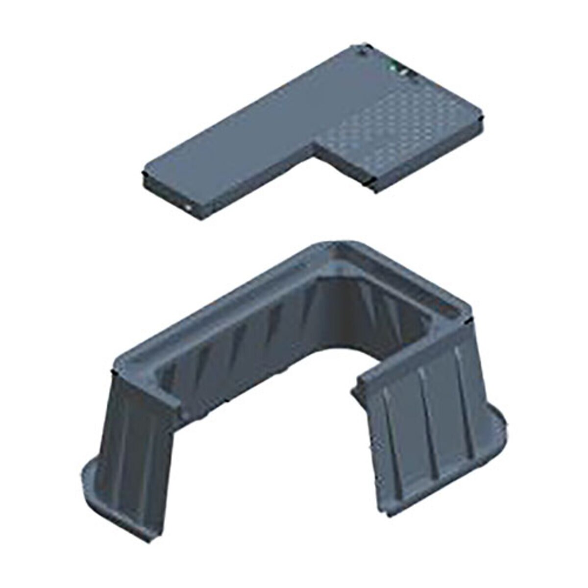 Oldcastle Carson 1730 Valve Box & Lid Black | SiteOne US