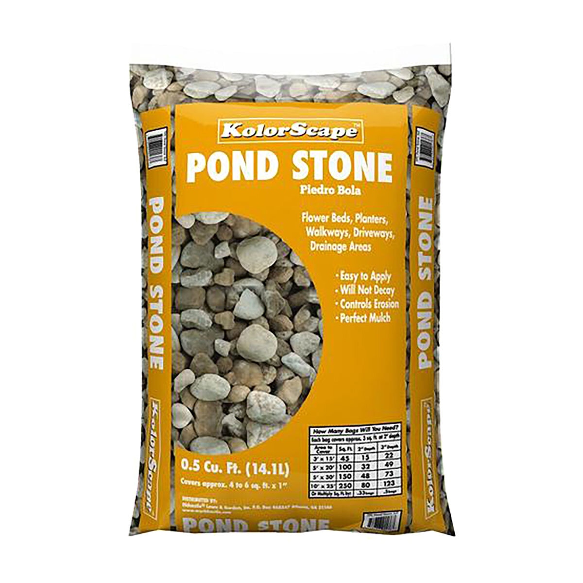 KolorScape Pond Stone 1/2 cu. ft | SiteOne US