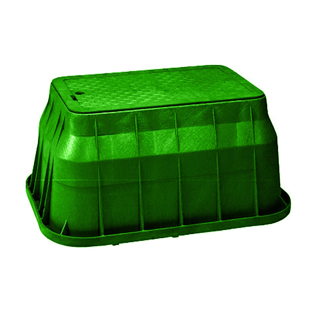 Oldcastle Carson Valve Box Black Box/Green Lid 24 in. x 36 in. x 24 in ...
