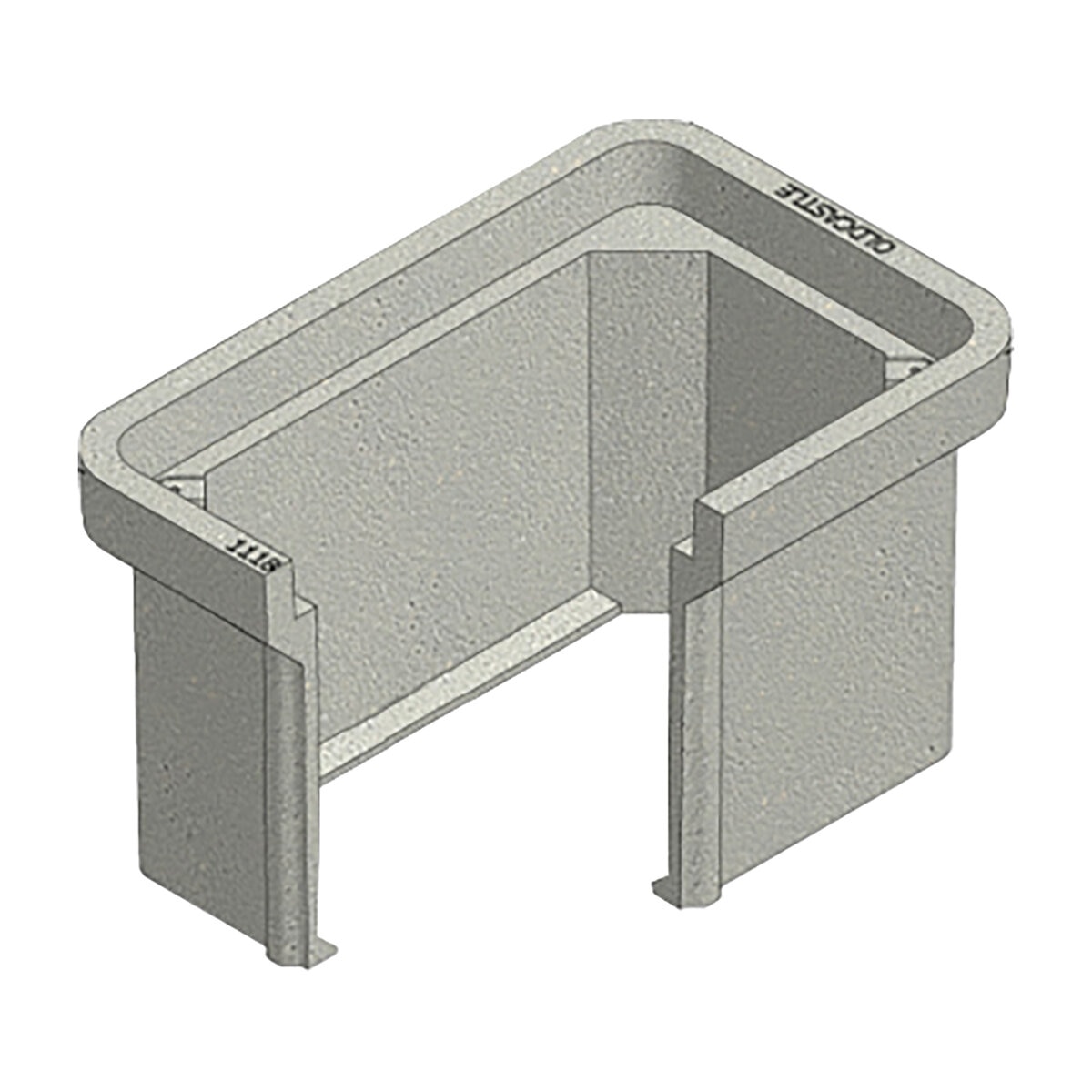 Oldcastle Polymer Carson Valve Box Poly/Concrete 18 in. x 13 in. x 24 ...