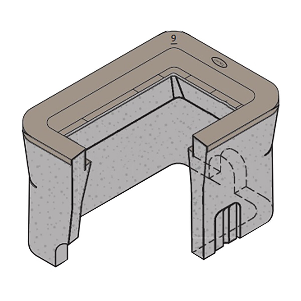 Oldcastle Christy Lid only B09 C No Markings | SiteOne US
