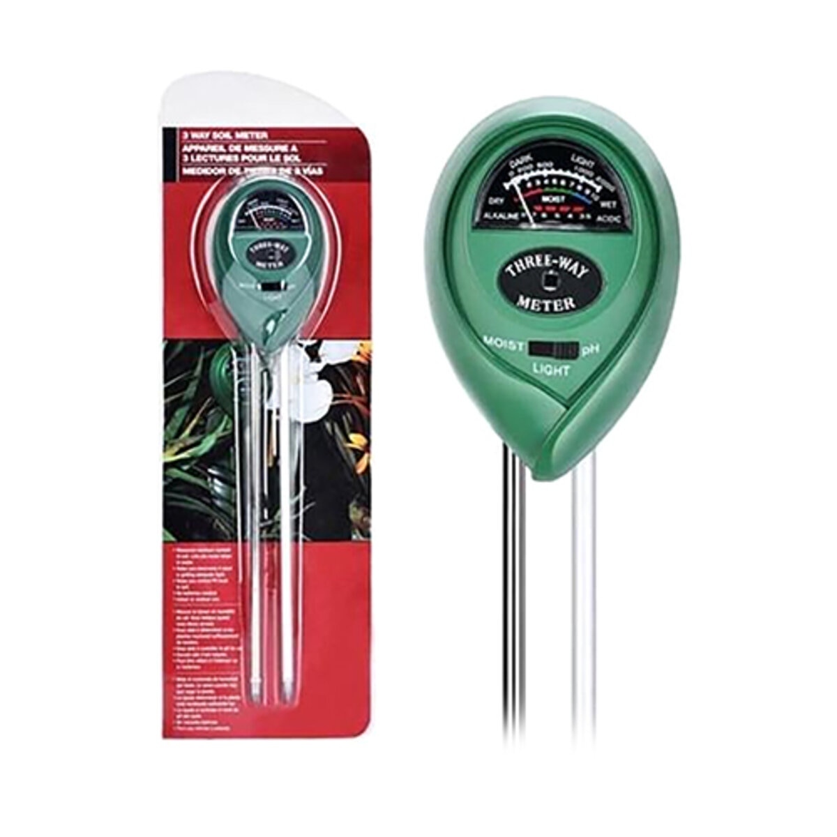 Orbit 3-Way Soil Meter PH Light Moist | SiteOne US