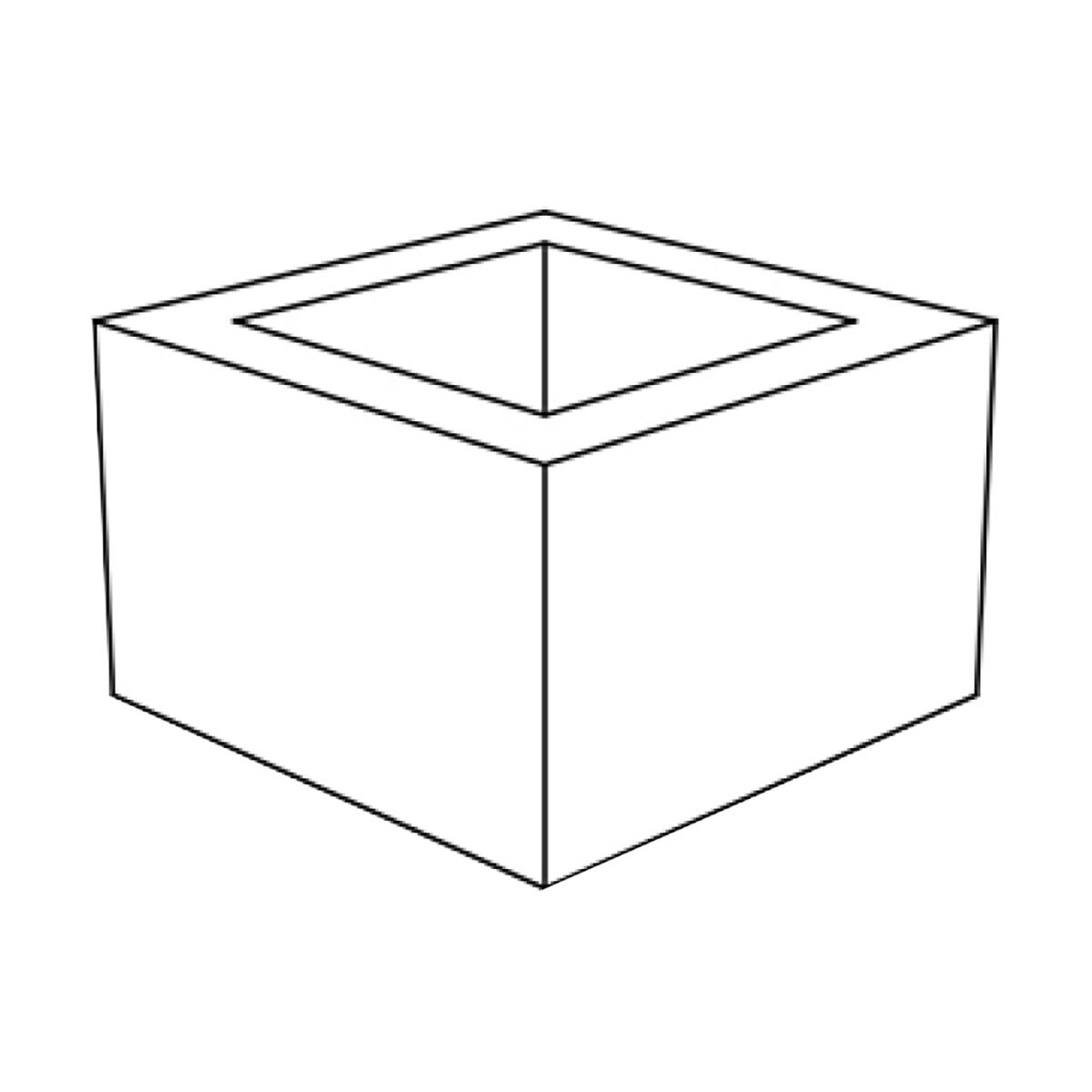 Orco Block 12 in. x 8 in. x 12 in. Column Block Medium Weight Split ...