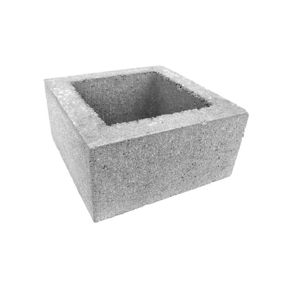 Orco Block 16 in. x 8 in. x 16 in. Medium Weight Column Block Gray (45 ...