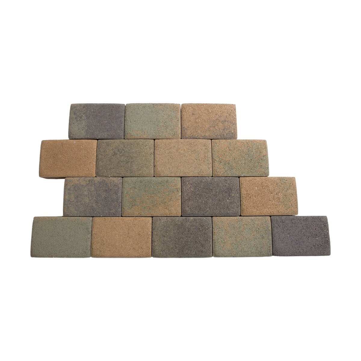 Orco Antique Cobble Paver Rectangle Terra Verde 6 in. x 8 in. 60 mm ...