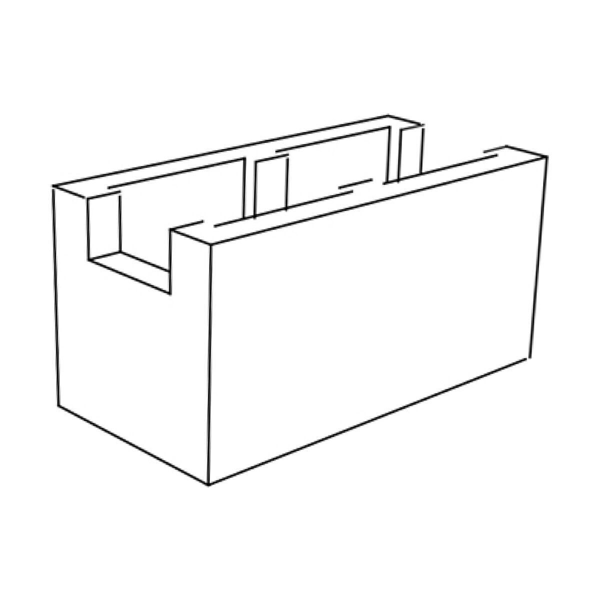 Orco Block 8 in. x 8 in. x 16 in. Medium Weight OE BB Tan (90 pc ...
