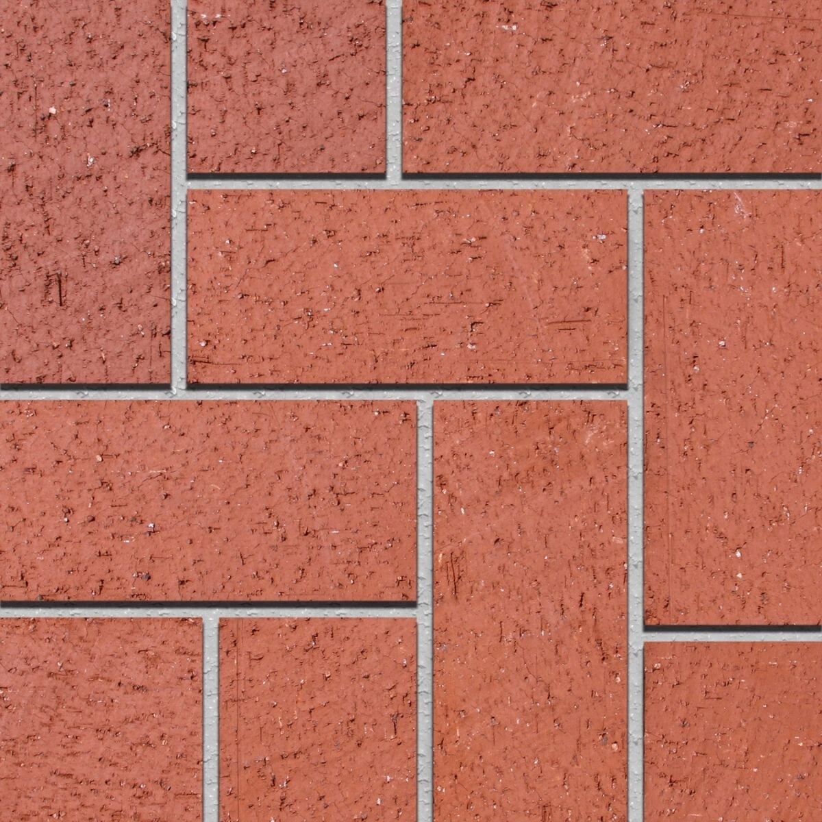 Pacific Clay Alberhill Paver Smooth Red Flashed 3-3/4 in. x 2-1/2 in. x ...