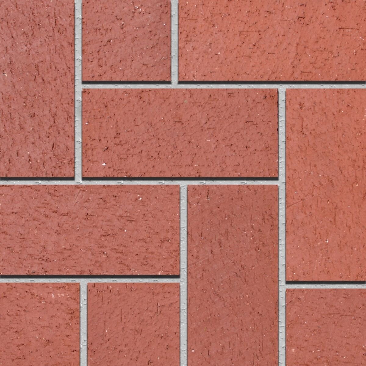 Pacific Clay Modular Paver Sunset Red 3-5/8 in. x 2-1/4 in. x 7-5/8 in ...