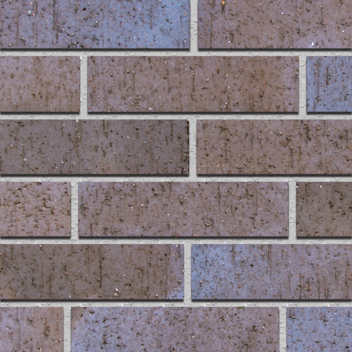 Pacific Clay Solid Modular Face Brick Thin Veneer Flats Brown Flashed ...