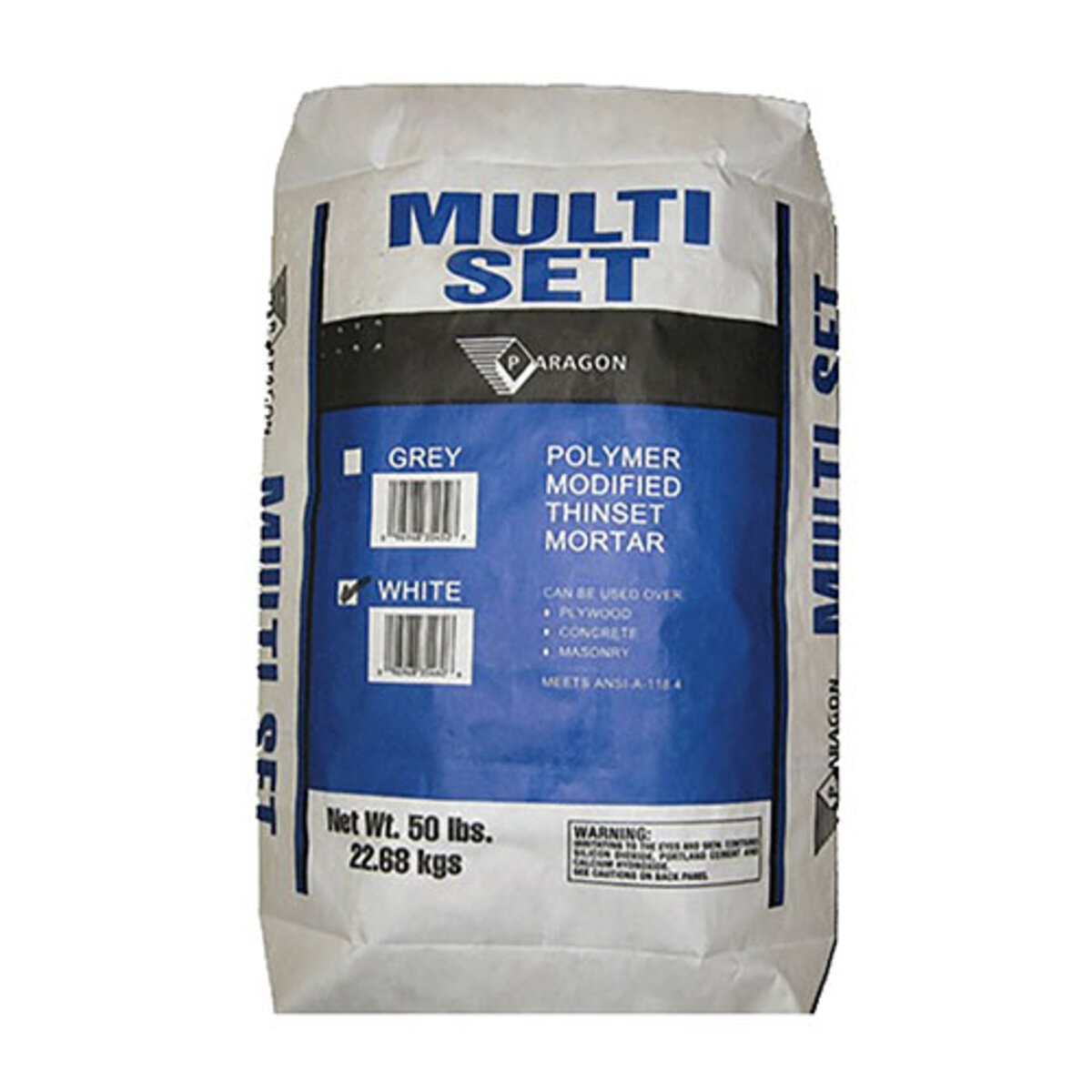 Paragon Multi-Set (Thinset) Mortar Gray 50 lb. Bag | SiteOne