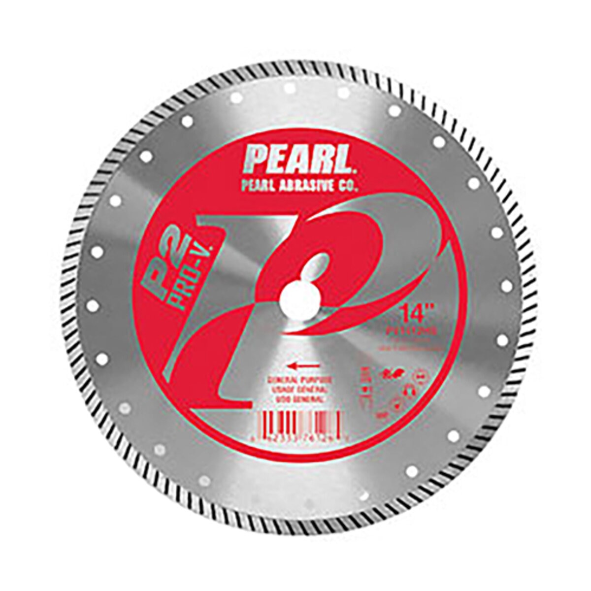 Pearl Abrasive P2 Pro-V High Speed Blade 14 in. x 0.125 in. x 1 in. 20 ...