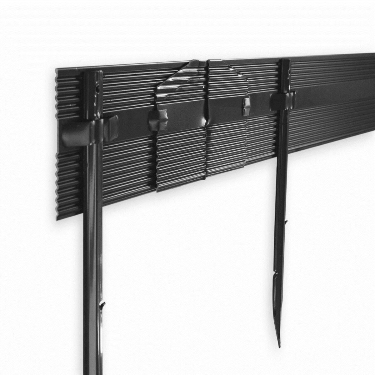 permaloc Proline Aluminum Edging Black Duraflex 1/8 in. X 4 in. X 8 ft ...