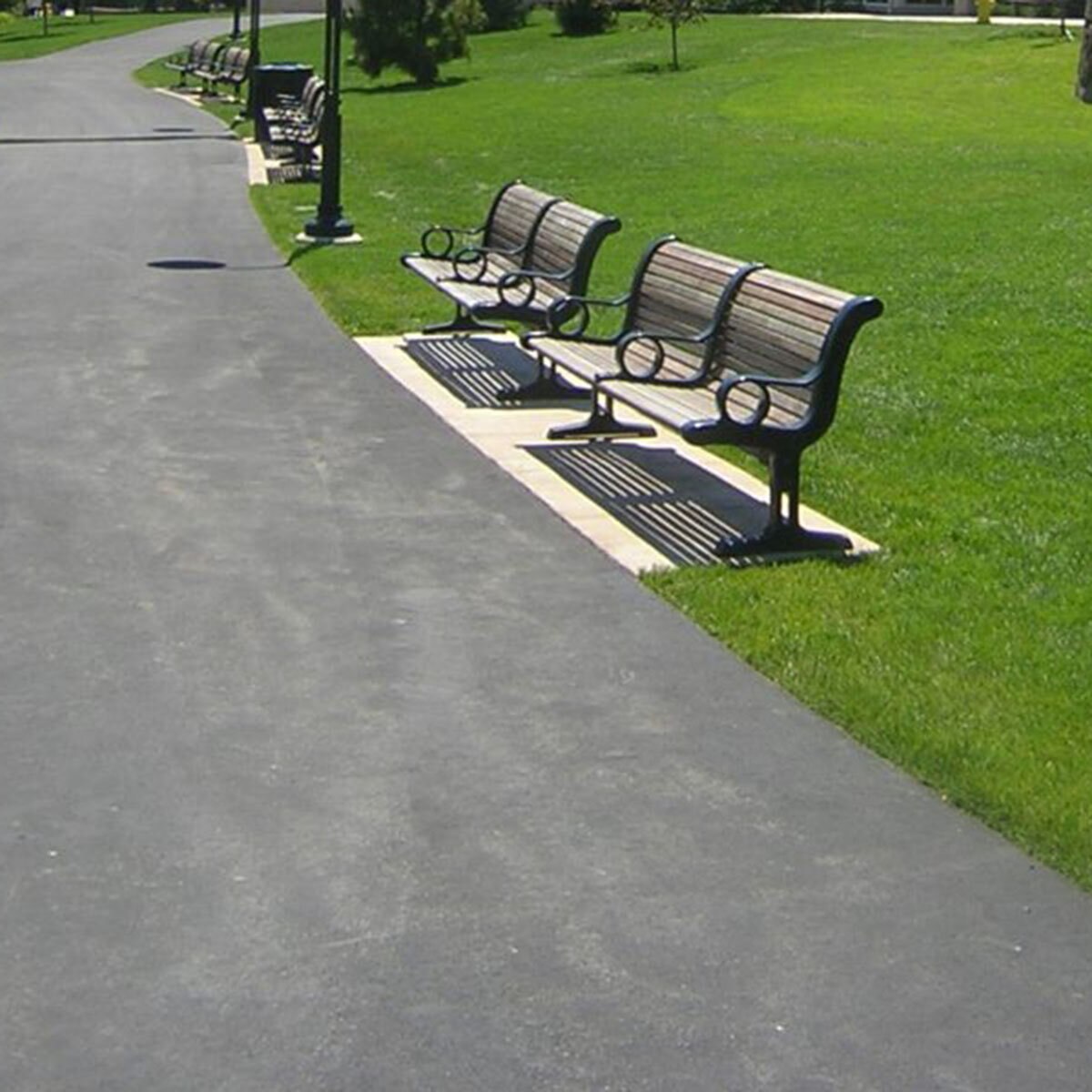 Permaloc AsphaltEdge Aluminum Edging Black Duraflex 3 in. x 3 in. x 8 ...