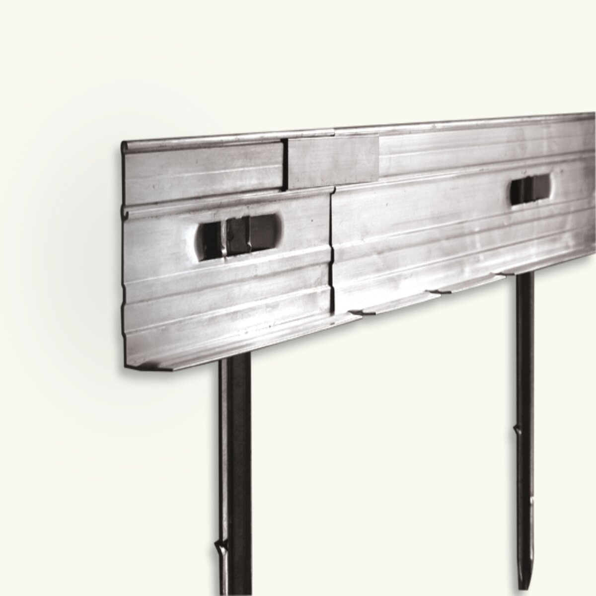 Permaloc PermaStrip L-Shaped Aluminum Landscape Edging Mill Finish 3/16 ...