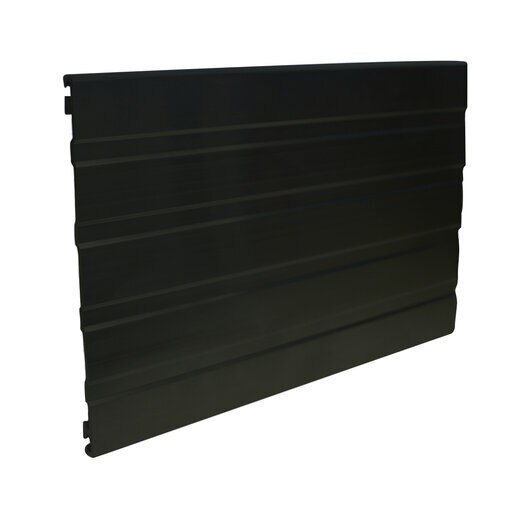 Permaloc Cleanline XL Aluminum Heavy Duty Edging Black Duraflex 3/16 in. x 8 in. x 16 ft ...