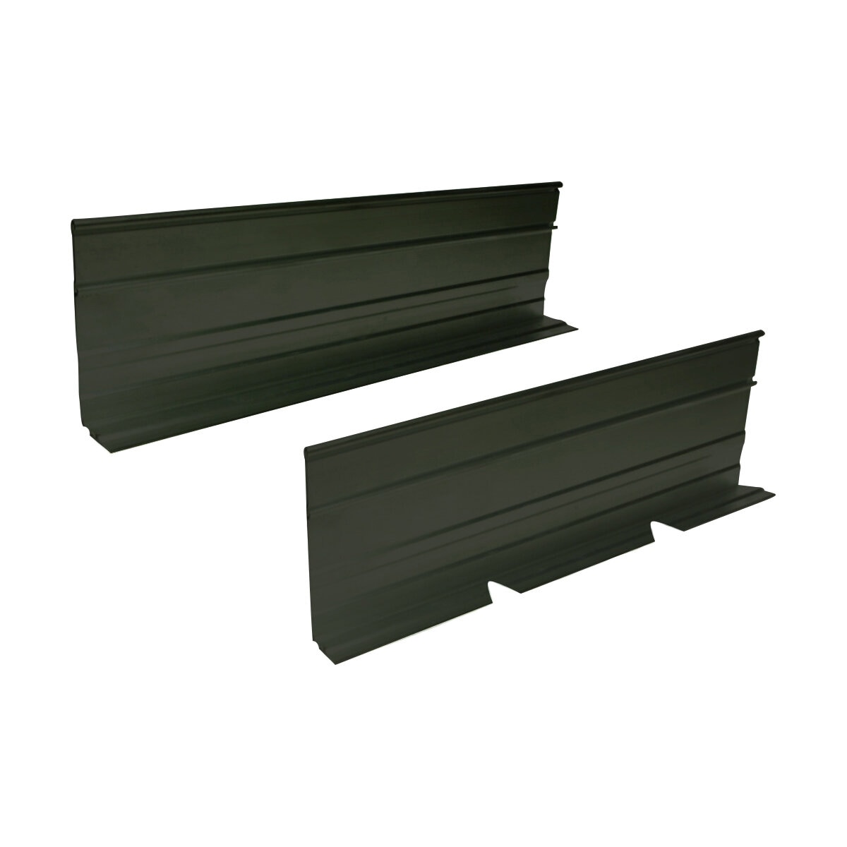 Permaloc PermaStrip L-Shaped Aluminum Landscape Edging Black Duraflex 1 ...