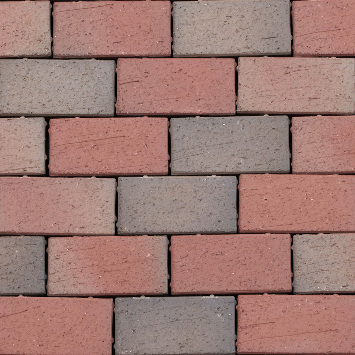 Pine Hall English Edge Full Range Paver Red Flash 4 in. x 8 in. x 2-1/4 ...