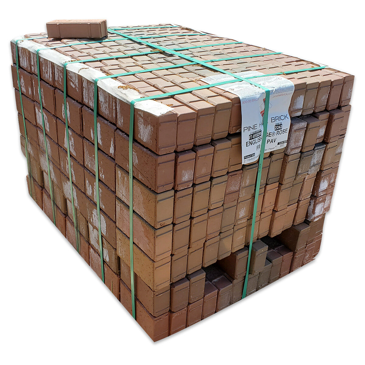 Pine Hall English Edge Full Range Paver Buff 4 in. x 8 in. x 2-1/4 in ...