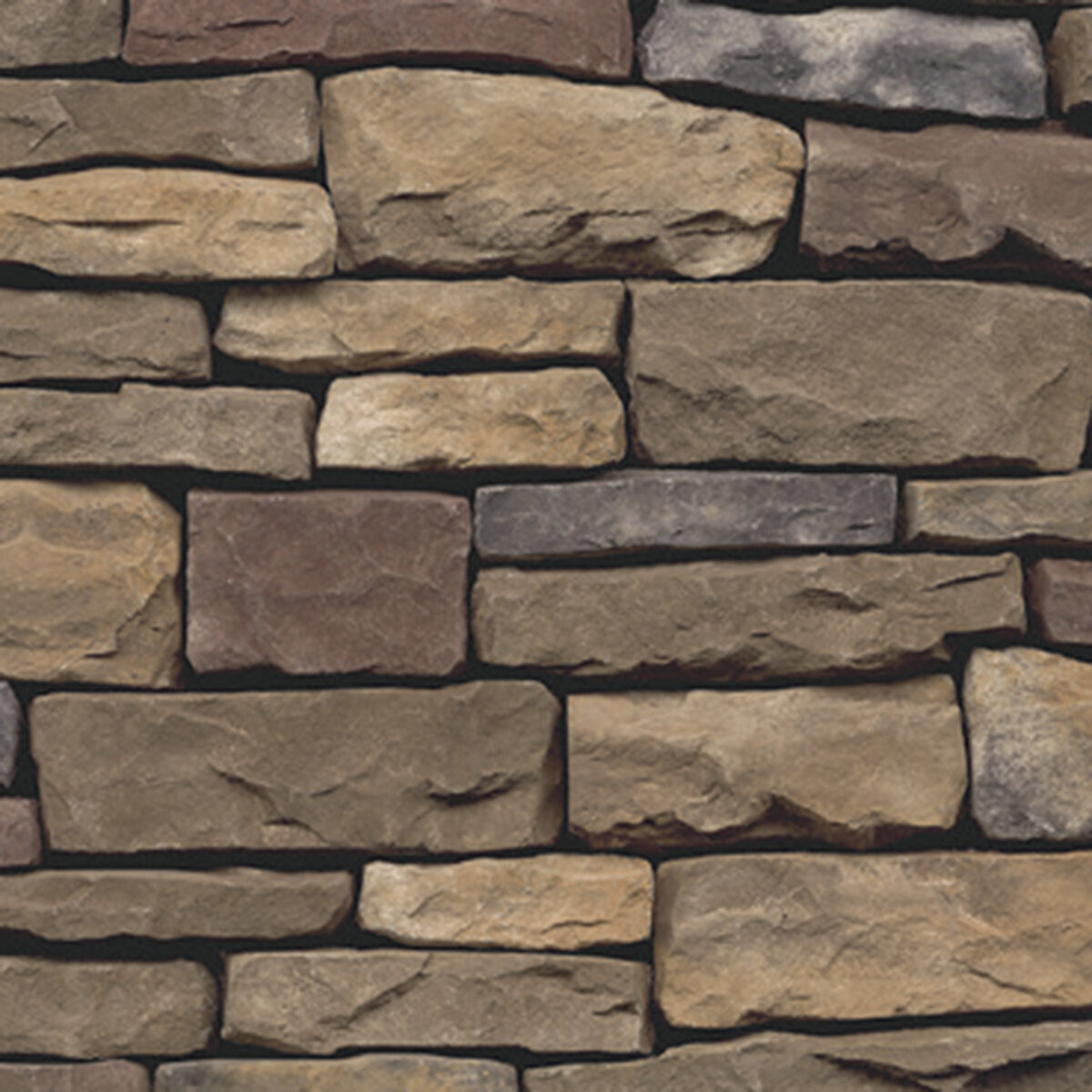 Plygem Stone Shadow Ledgestone Flats Chardonnay (10 sq. ft./box ...