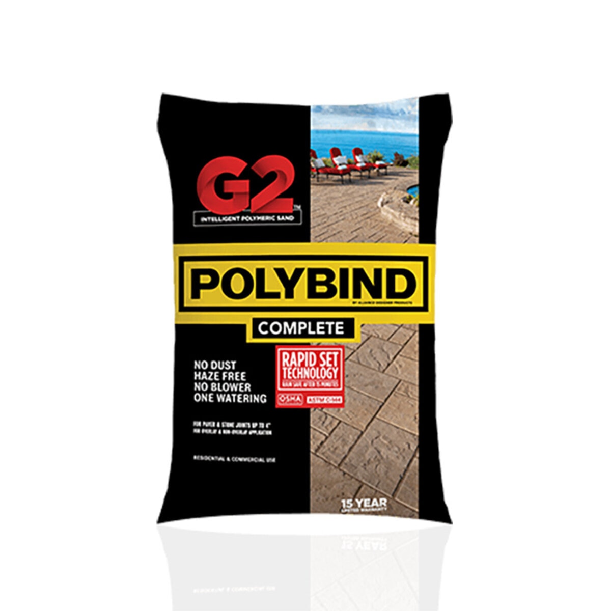 Polybind Complete G2 Polymeric Sand Oxford Gray 50 lb. Bag (56 bags ...