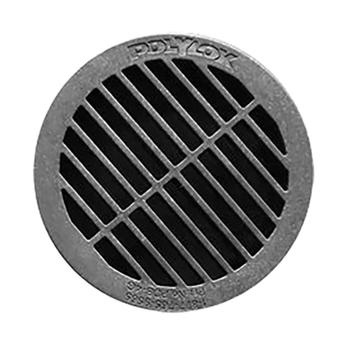 Polylok Grate Round Black 6 in. | SiteOne