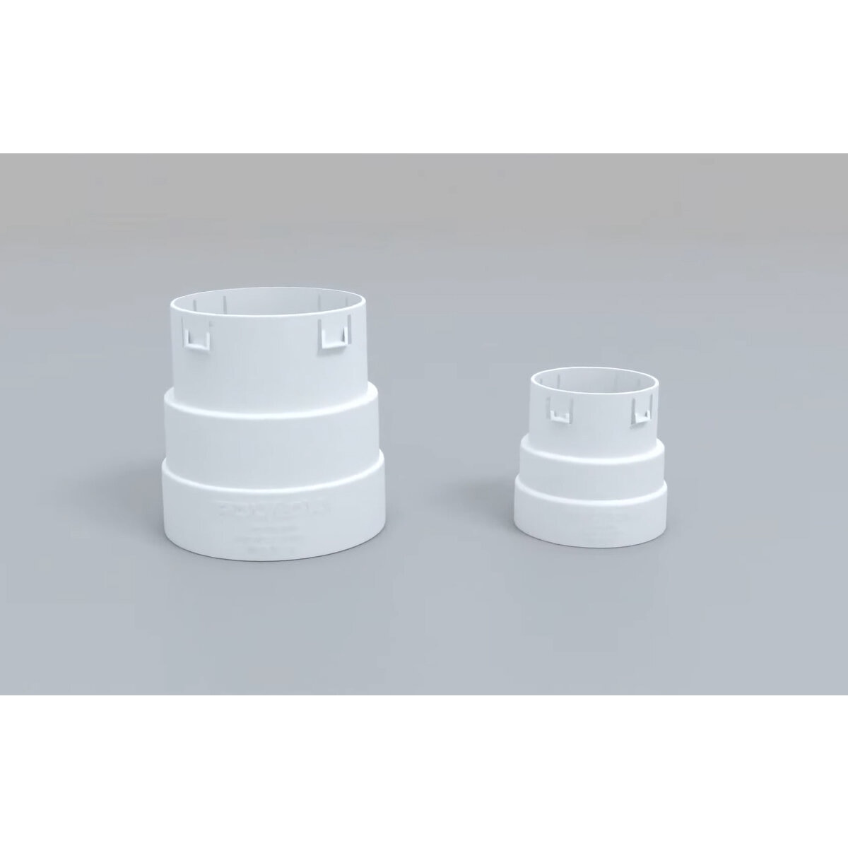 Polylok Internal Corrugated x PVC Hub SDR & Sch 40 Coupling 4 in ...